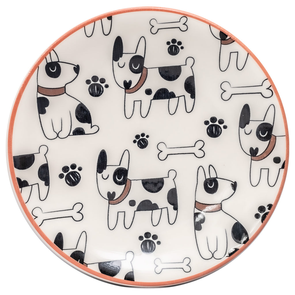 Plato Trinche Chena 23 cm Perro Hueso – Anfora